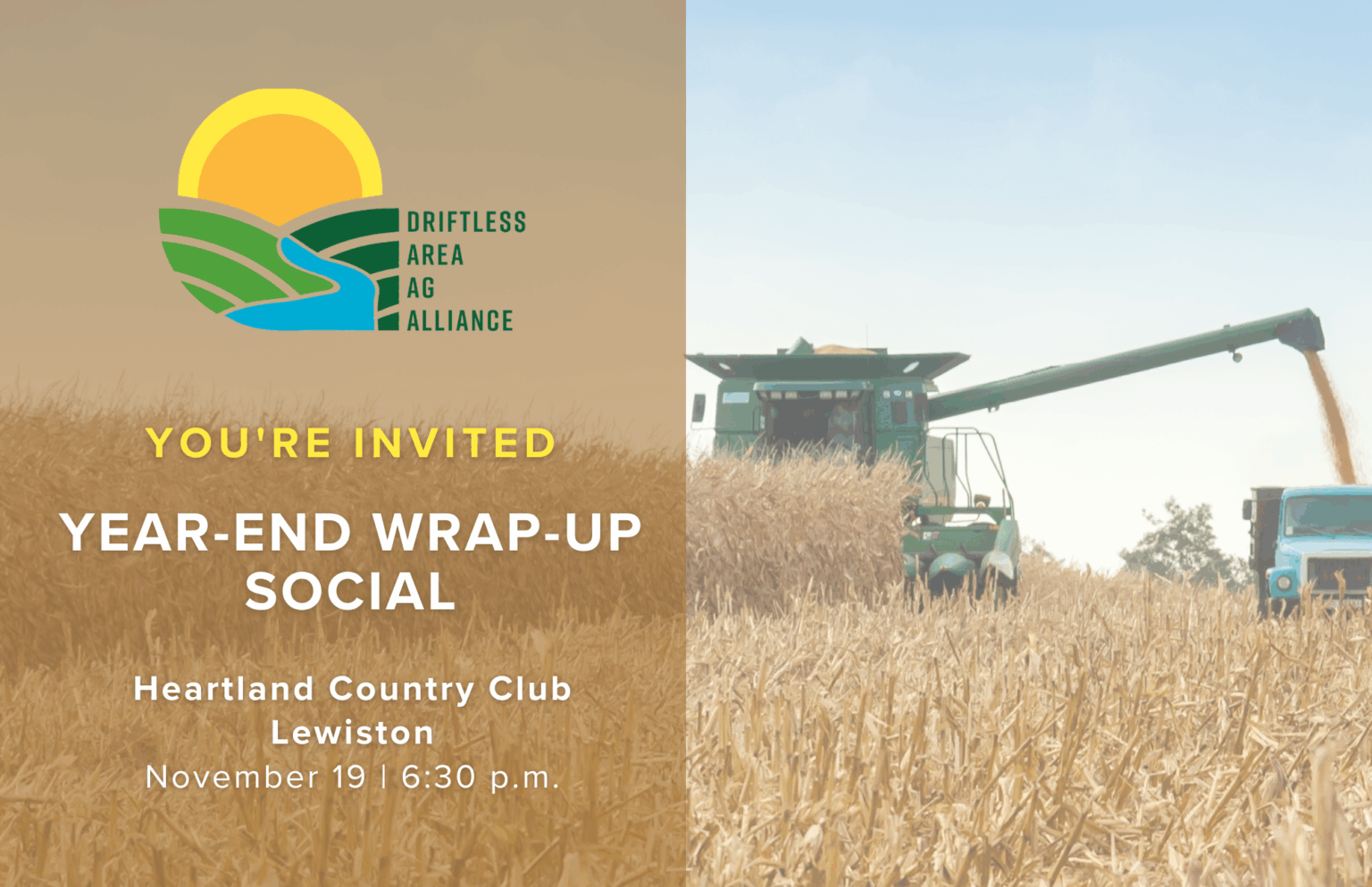 DAAA Year-End Wrap-Up Social - Driftless Area Ag Alliance